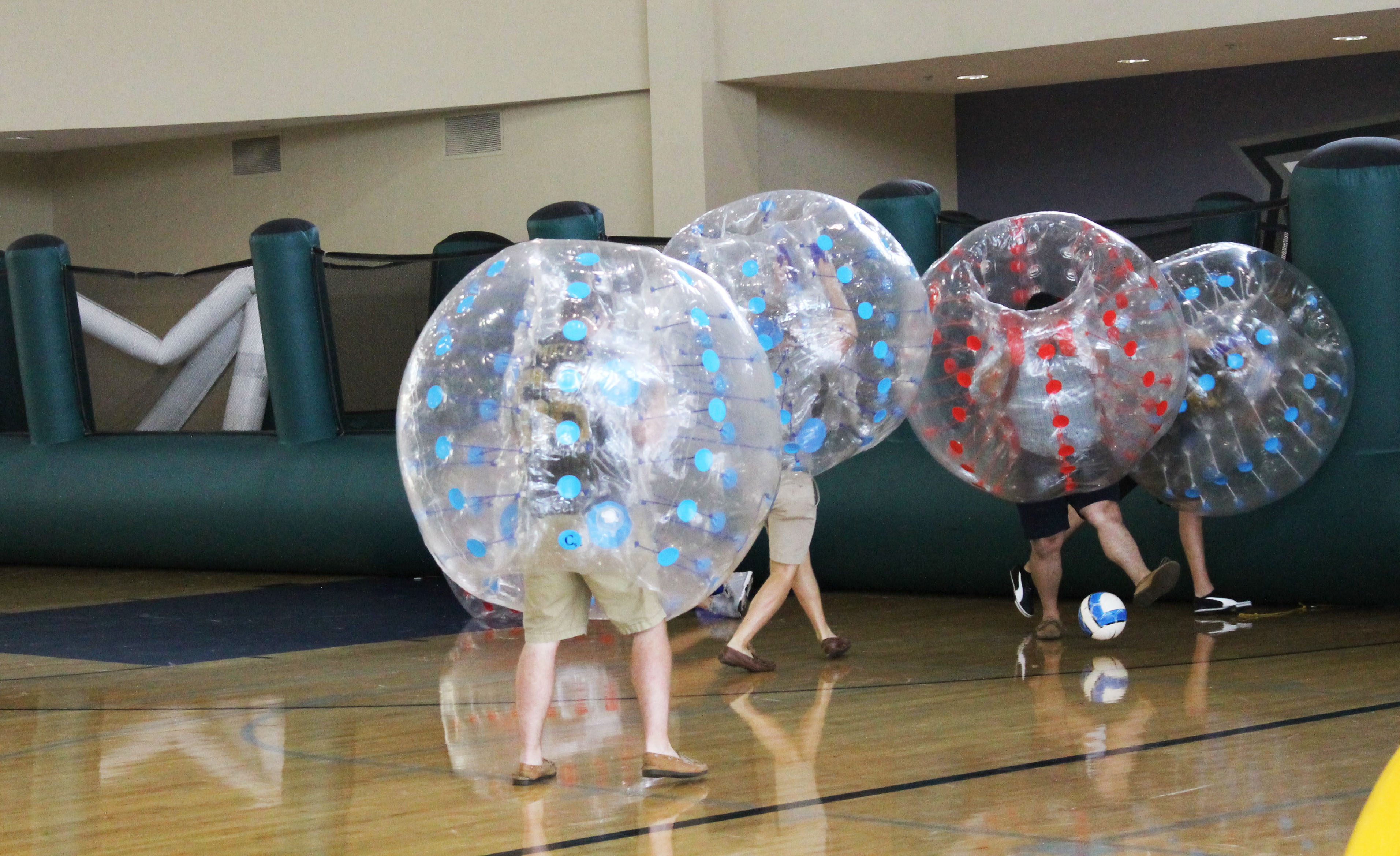 Bubble Soccer brings new take on classic game - Campus Chronicle
